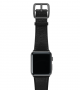 Ink nappa leather Apple watch band handmade in Italy | Meridio