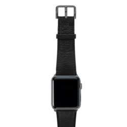 Ink Apple watch black nappa band handmade in Italy | Meridio