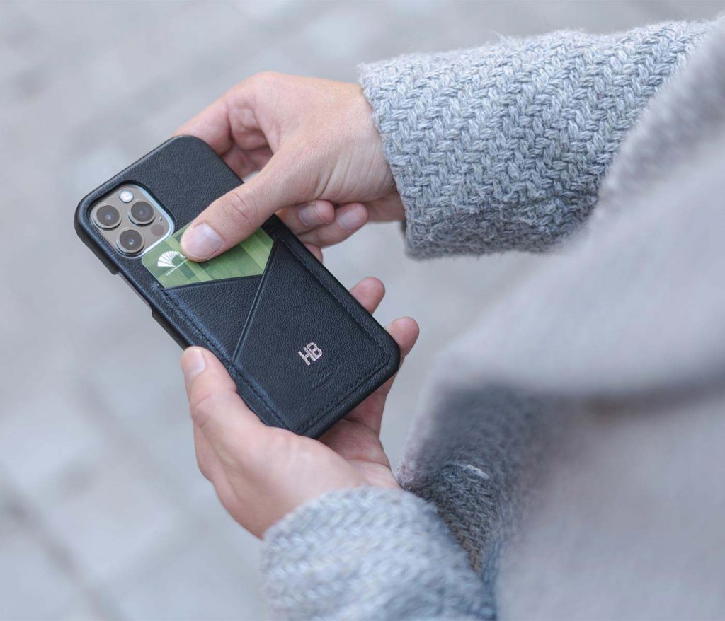 Carbon Core : iPhone Premium Leather case | Meridio Band